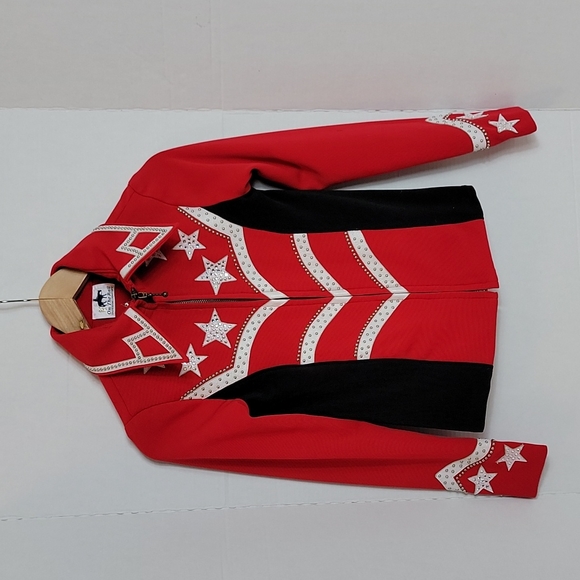 On The Rail | Jackets & Coats | On The Rail Youth Black White Red ...